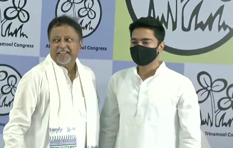 Shock To Bjp In West Bengal Mukul Roy Join Tmc With His Son Subhranshu Roy Meeting With Mamata ...