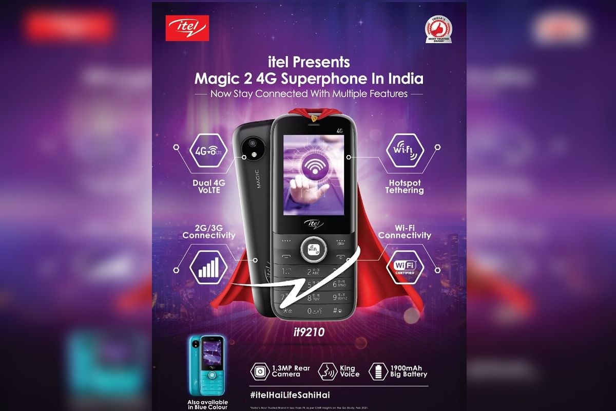 Itel Magic 2 4g Feature Phone Launched In India At Rs 2349 To Take On ...