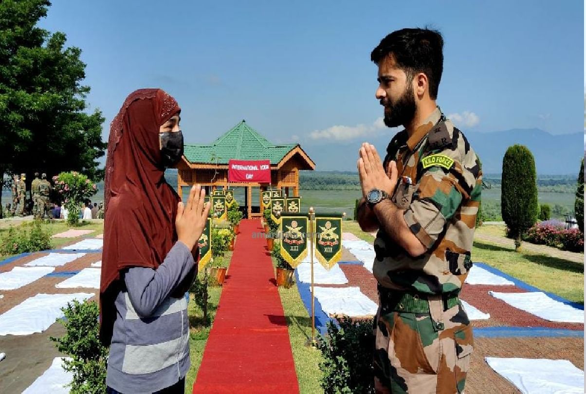 International Yoga Day Celebrated With Locals Of Ajas, Aragam And Sk ...