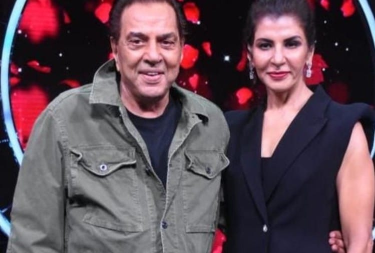 Indian Idol 12 Dharmendra And Anita Raj At Set Of Singing Reality Show ...