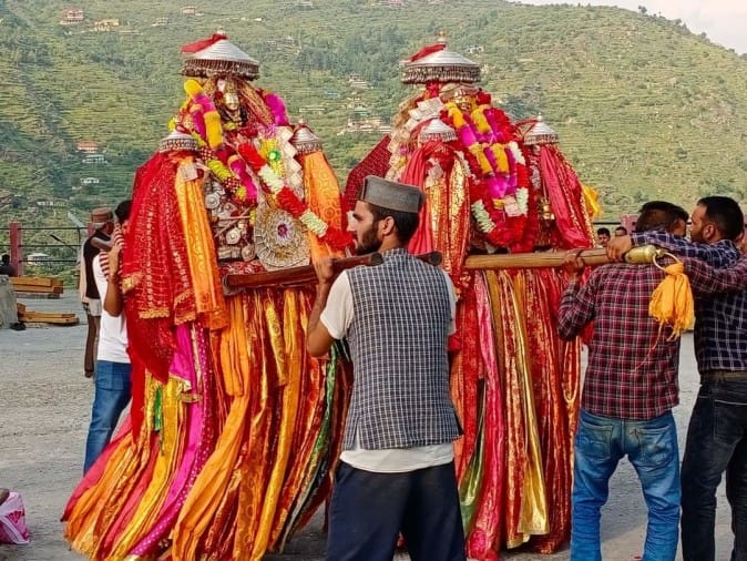नित्थर के पजाई मेले में निभाई परंपरा - Nither Pajai Festival Celebreted ...