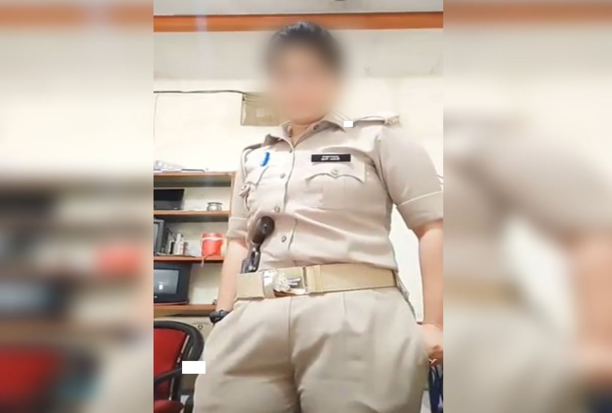 Agra Lady Constable Video Viral: Agra Woman Cop Line Hazir After Viral Video With Revolver ...