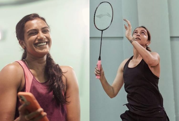 Deepika Padukone Played Badminton With Olympic Medal Winner Pv Sindhu ...