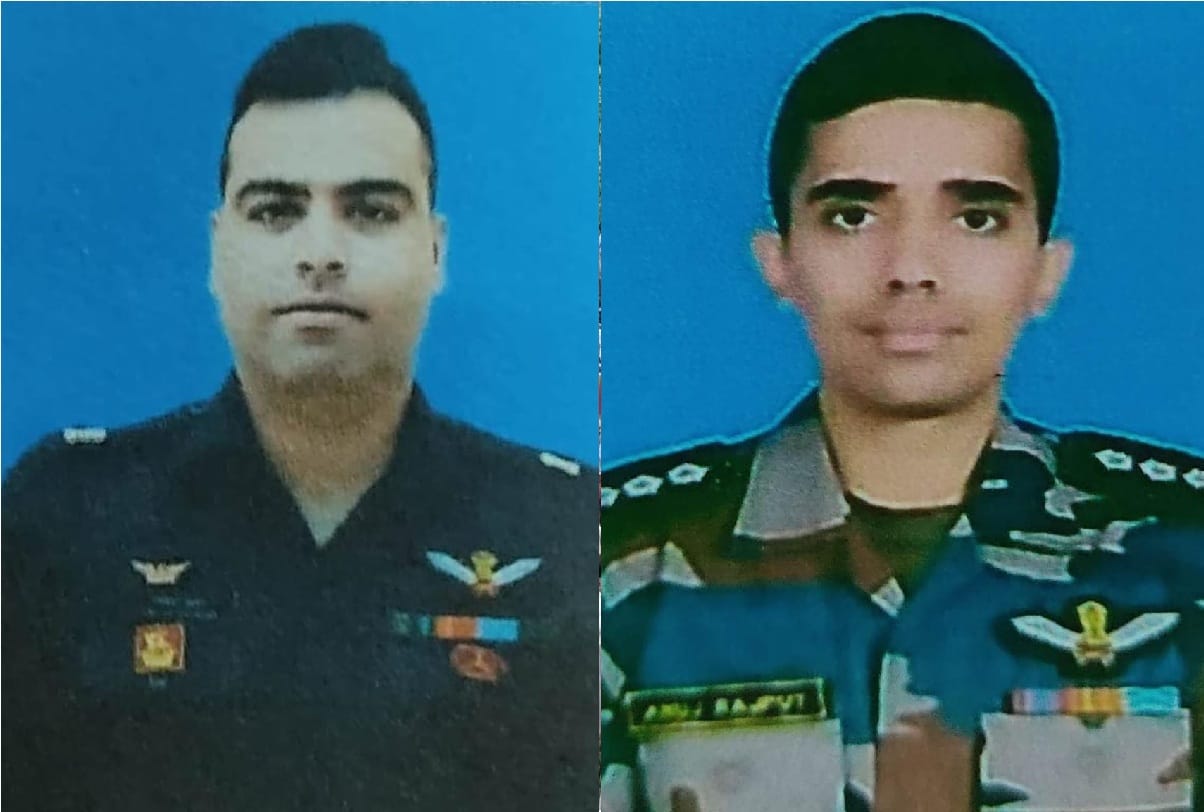 Army Helicopter Crashed Major Anuj Rajput And Major Rohit Kumar ...