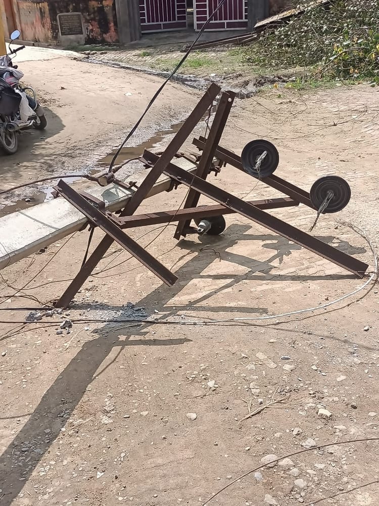 Villagers Surrounded The Electricity Substation In Harraiya Area Of ...
