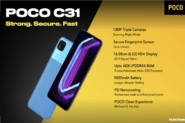 Poco C31 To Launched In India With Triple Rear Camera Price And ...