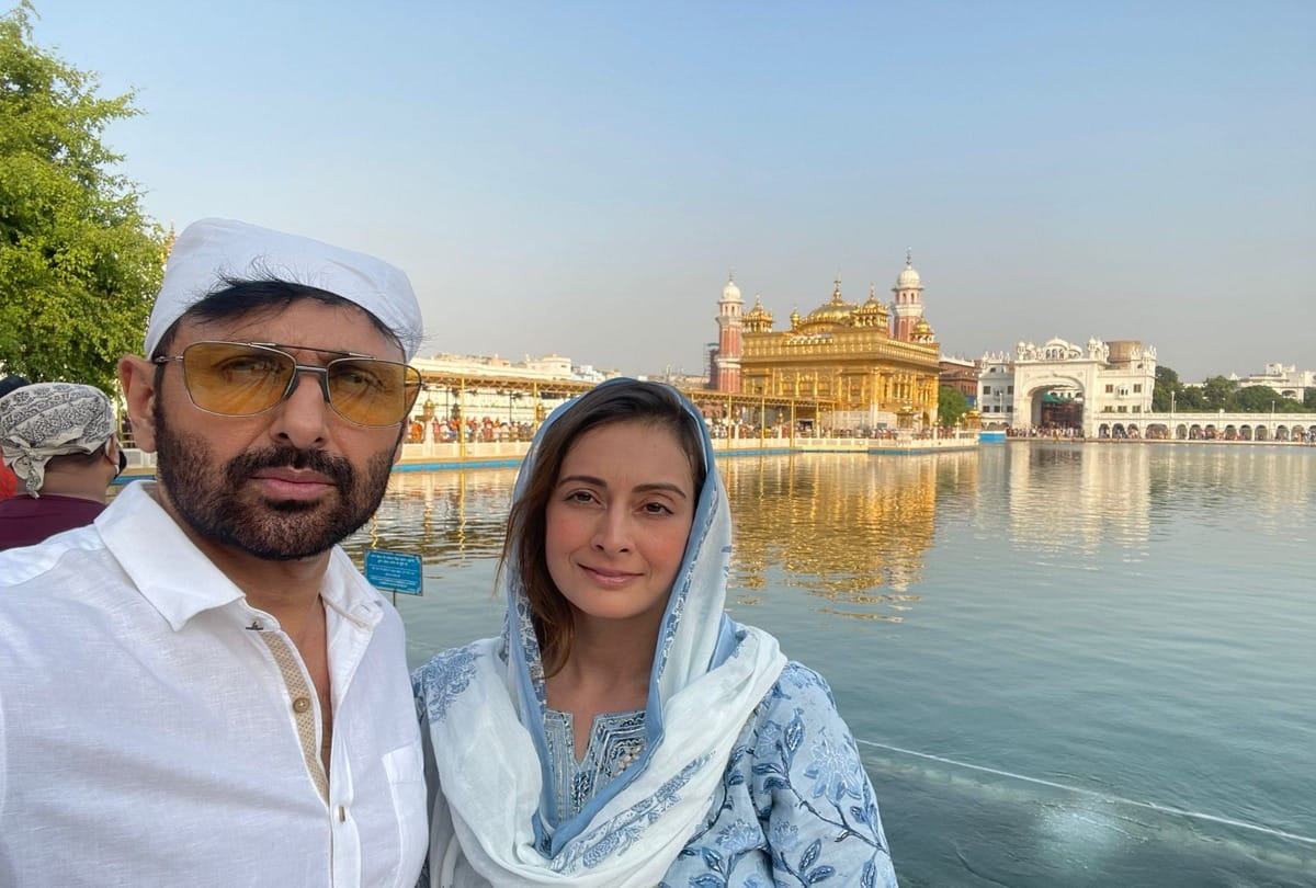 फोटोज:स्वर्ण मंदिर में अरदास करने पहुंचीं अभिनेत्री प्रीति झंगियानी ...