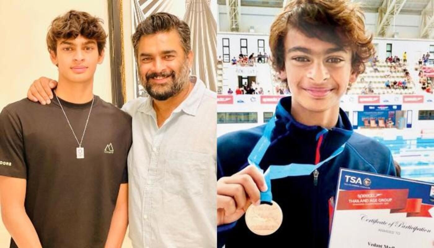 Actor R. Madhavan's 16-yo Son Vedaant Wins 7 Medals At Swimming ...