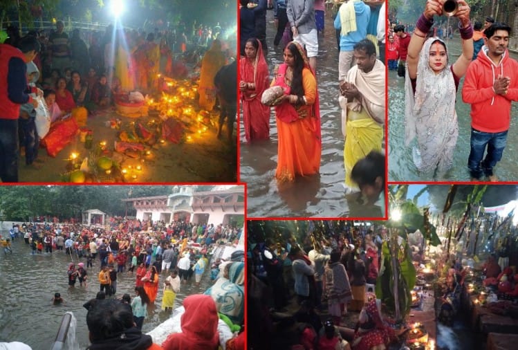 Chhath Puja 2021: Devotees Crowd On Ghat, Chhath Puja Ends, See Photos ...