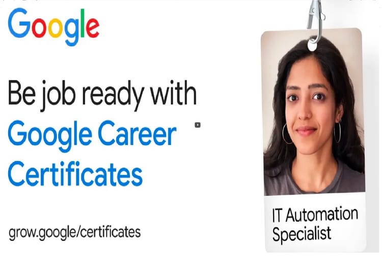 Google Announces Google Career Certificates In Partnership With ...
