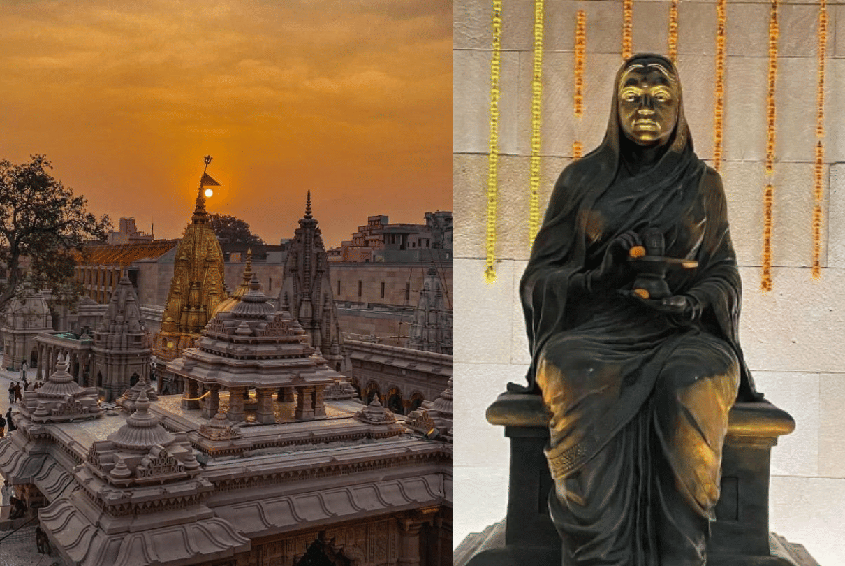 Devi Ahilyabai Holkar Idol In Kashi: The Idol Of Devi Ahilya Of Indore ...