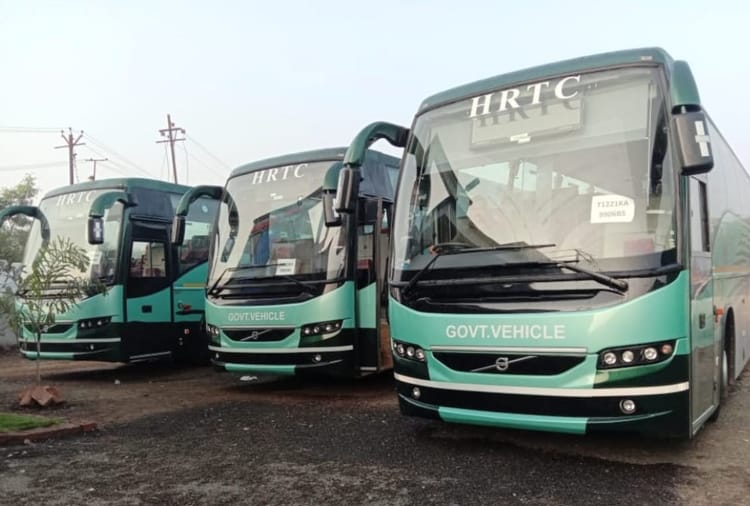 Hrtc Volvo Buses 10 To 20 Percent Discount For Six Months On Smart Card ...