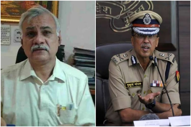 Up Chief Secretary Dr Durga Shankar Mishra And Dgp Mukul Goel Varanasi ...