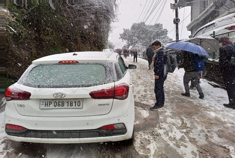 Weather In Himachal Snowfall In High Altitude Areas Including Shimla - Amar Ujala Hindi News ...