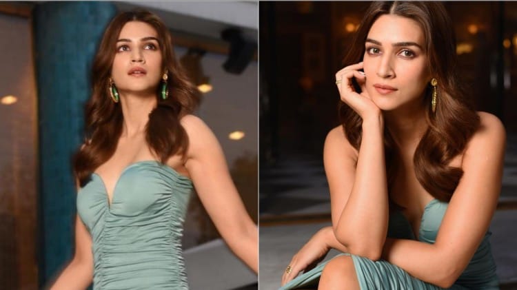 Kriti Sanon:कृति सेनन को बैकलेस सितारों वाली ड्रेस में देख फैंस का हुआ ...