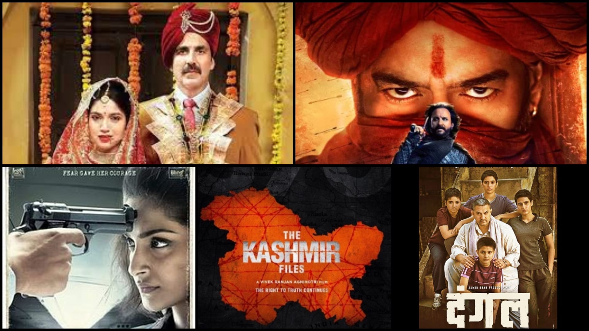 List Of Movies Which Got Support Of The Government Before The Kashmir ...