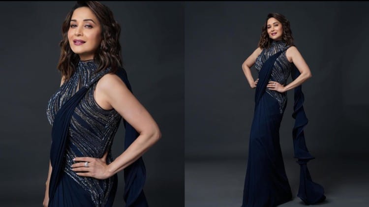 Madhuri Dixit:माधुरी दीक्षित ने ऐसा टॉप पहन कराया फोटोशूट, लग रहीं बेहद ...