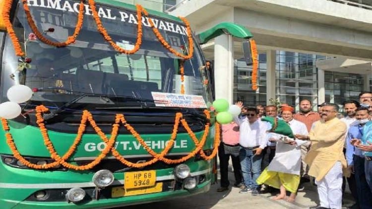 Hrtc Volvo Service Started From Manali And Dharamshala To Chandigarh ...