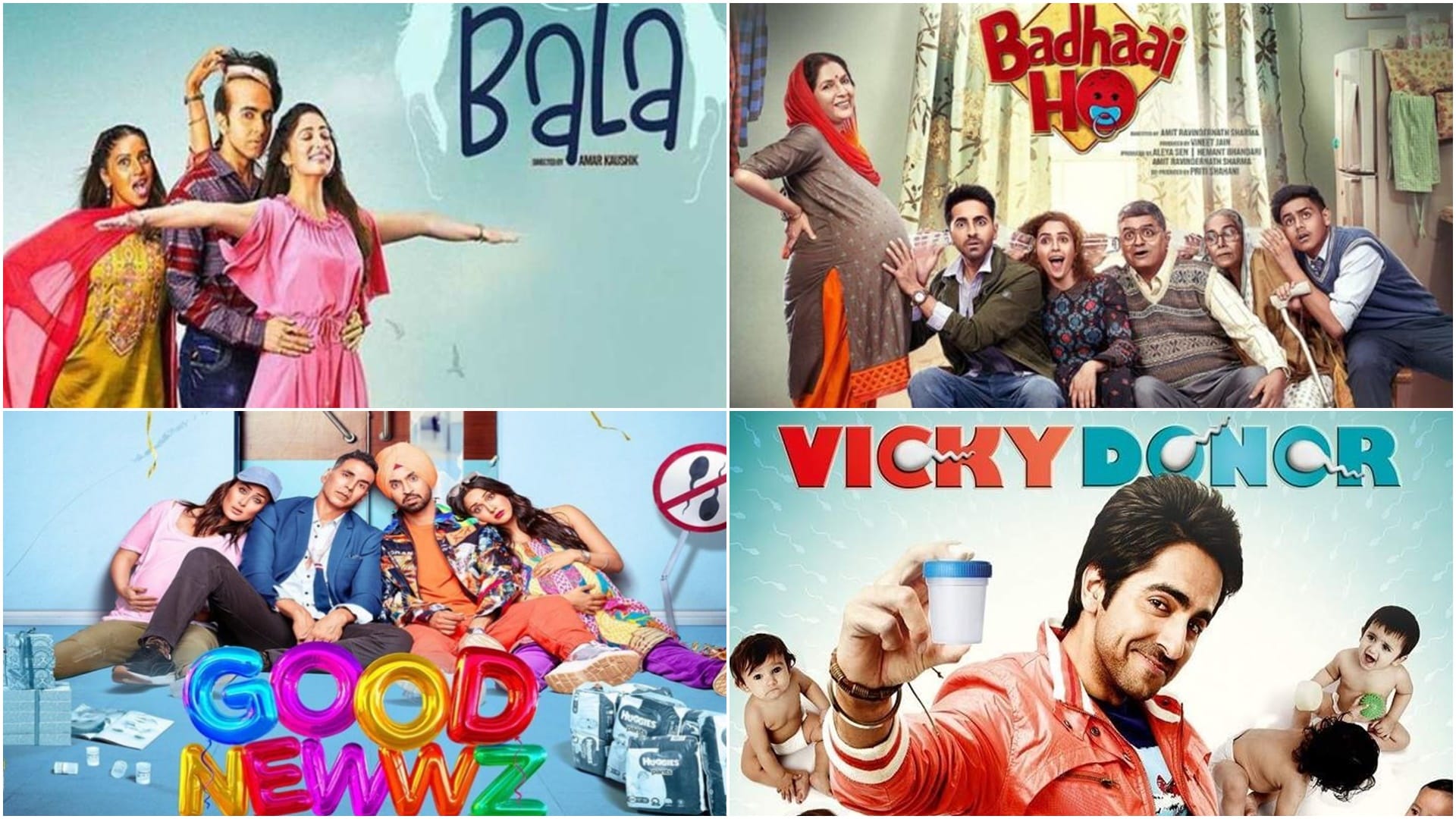 Social Comedy Movies Available On Ott Bala Badhai Ho Shubh Mangal ...