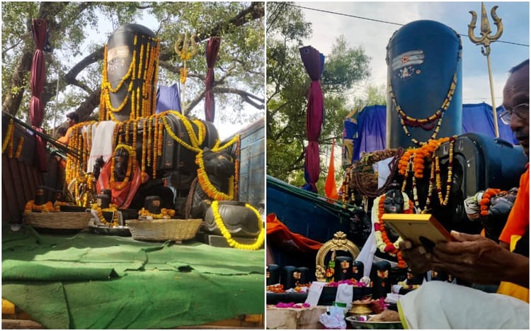 Bullet Rani Rajalakshmi Manda Reached Bhadohi With Shivling Weighing 9 ...