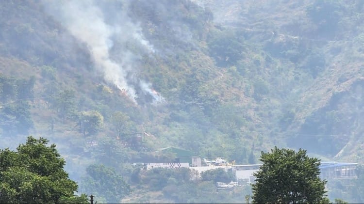 Vaishno Devi Fire Incident Major Fire Broke Out Surajkund Hills Near ...