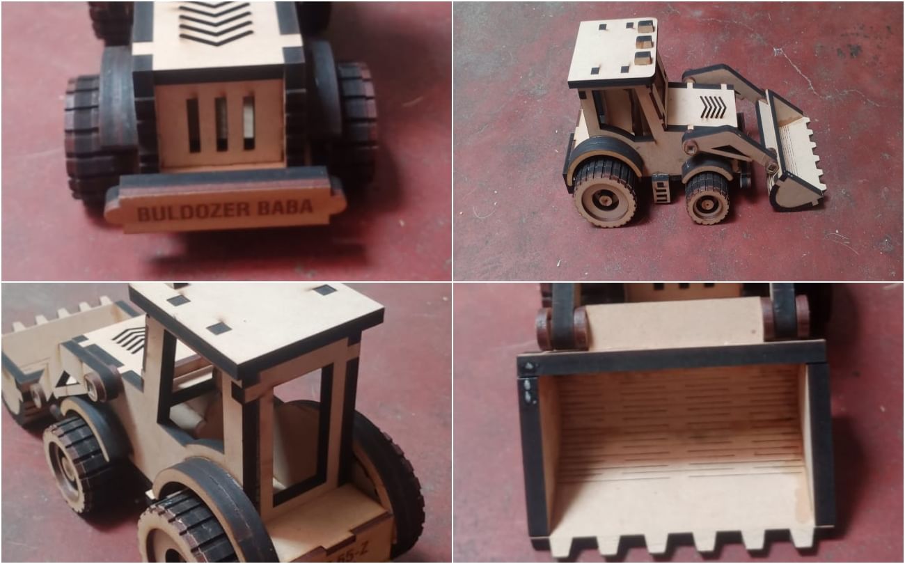 Bulldozer Baba Wooden Toy Demand In Every Part Of India Country ...