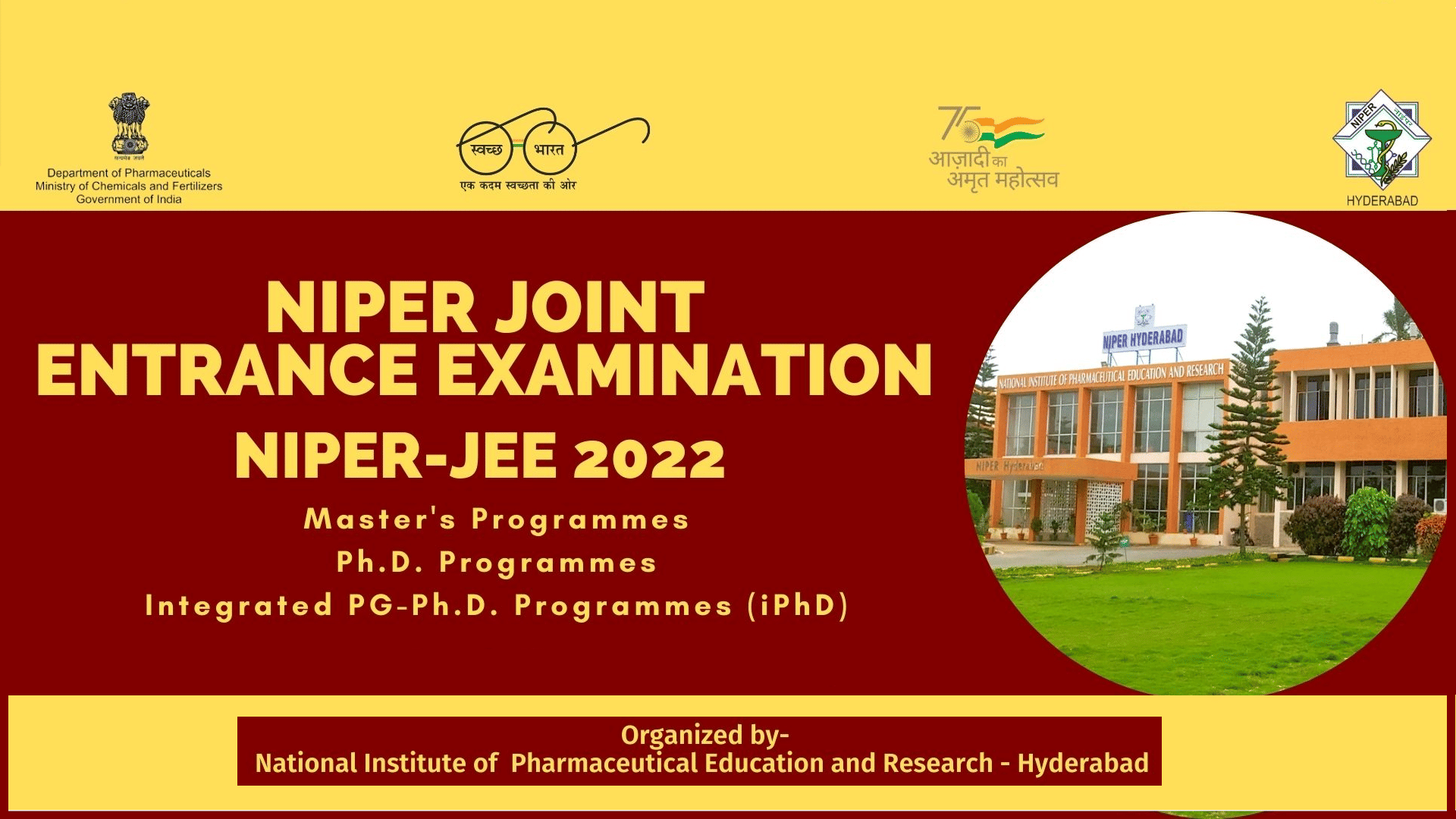 Niper Jee 2022 Result Declared At Niperhyd.ac.in Know Steps To Download ...