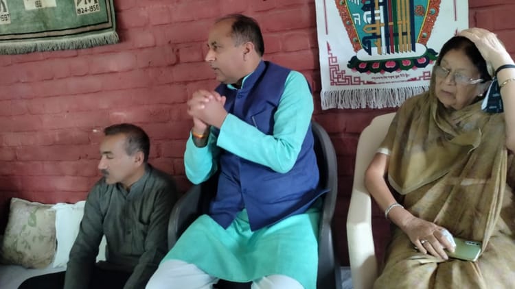 Cm Jairam Thakur:मुख्यमंत्री ने अतुल कौशिक के बेटे के निधन पर शोक जताया - Cm Jairam Thakur ...