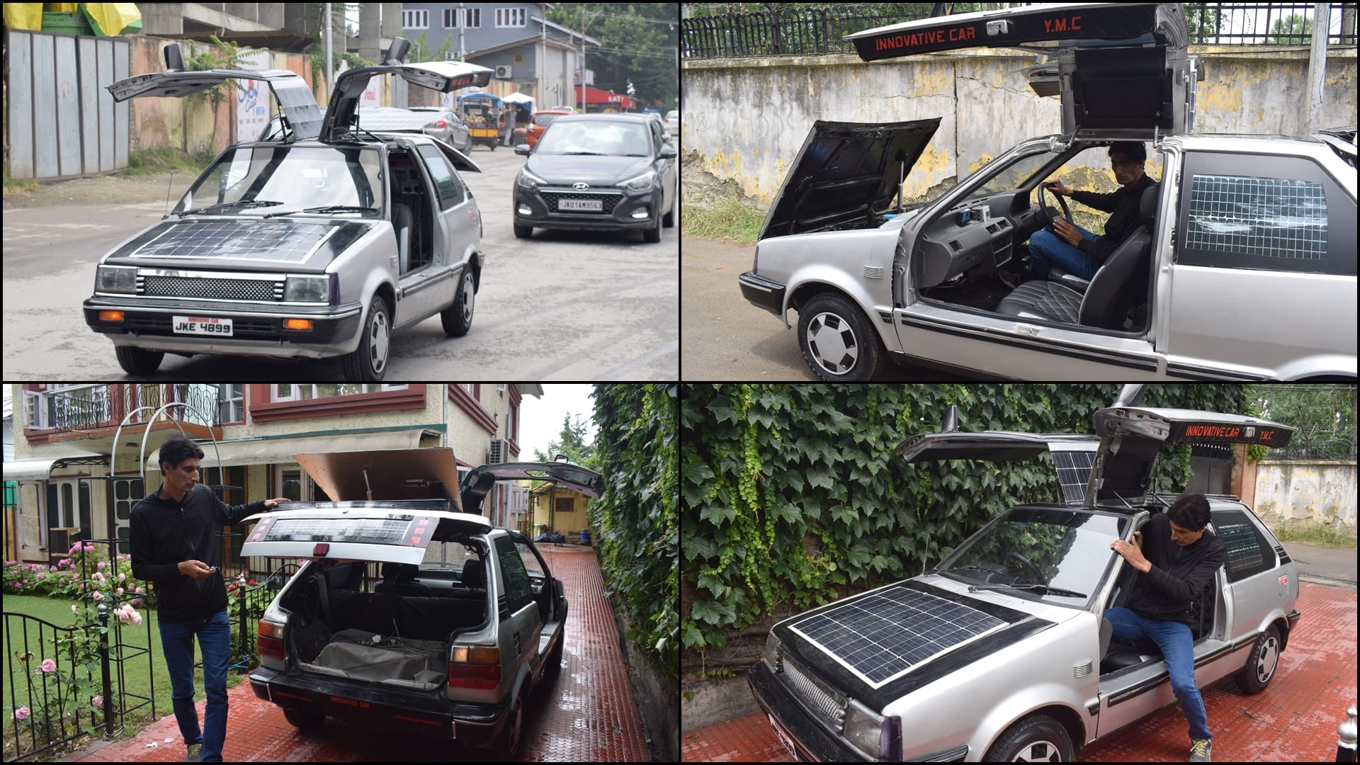 Kashmir Solar Car: Kashmir Mathematician Bilal Ahmed Made Solar Car In ...