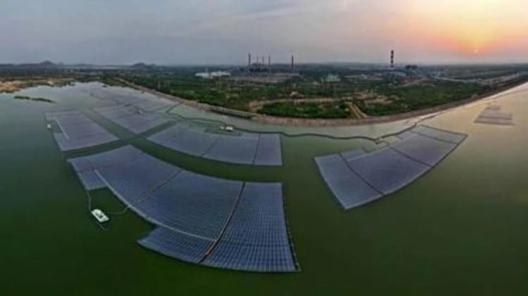 India Largest Floating Solar Power Project Commissioned In Telangana 32.5 Lakh Cubic Meters Of ...