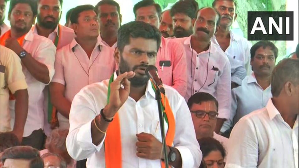 "dmk Is Abode Of Corruption...": Bjp Leader K Annamalai Hits Out At Cm Stalin - Amar Ujala Hindi ...