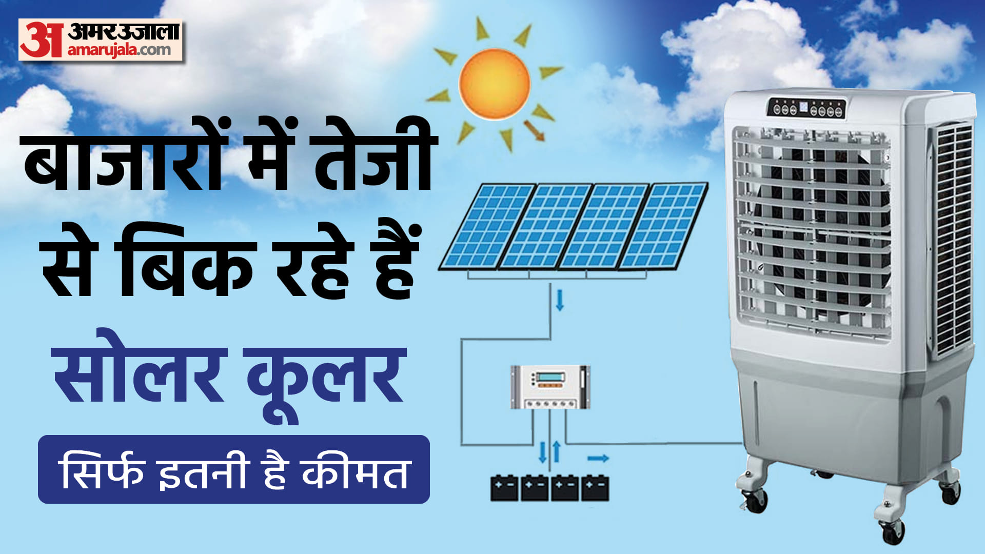 Solar Cooler In India 2023 Check Features, Specification, Price And All ...