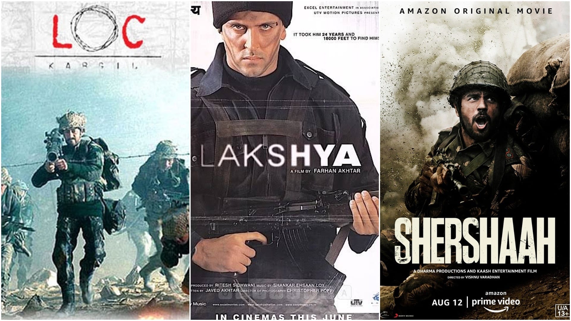 Watch These Movies Based On Kargil War Heroes From Shershah Lakshya Loc ...