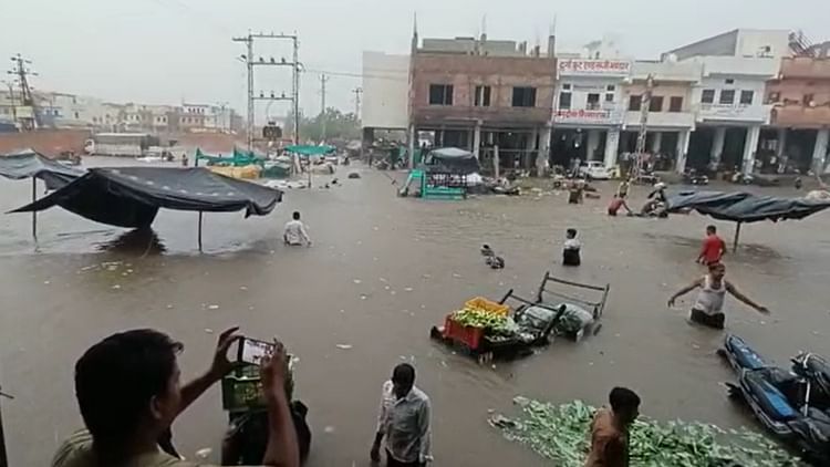 Rain In Rajasthan Flood Like Situation In Jodhpur And Kota City Due To