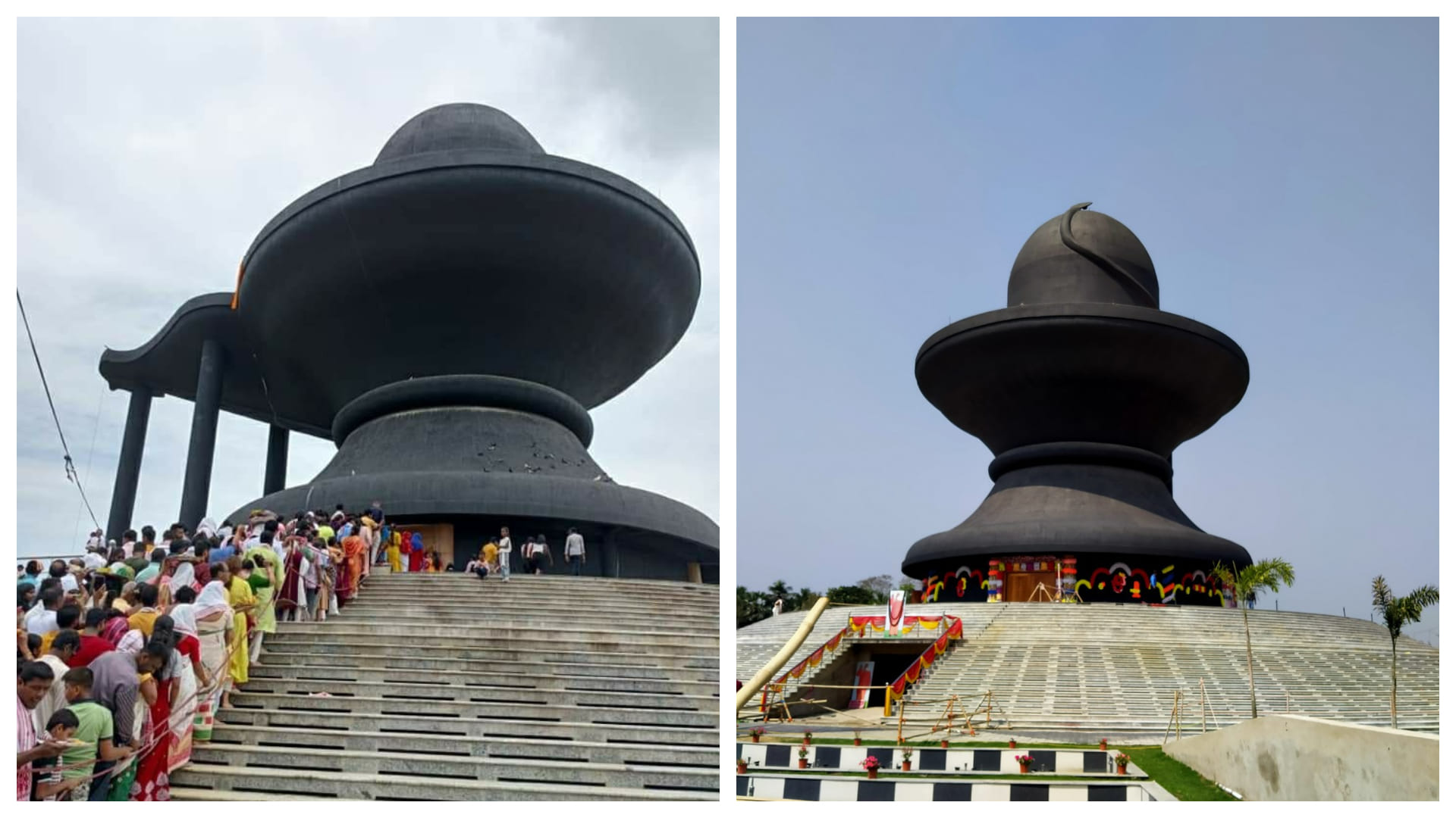 World Largest Shivling 126 Feet High Lord Shiva Statue Is In Assam ...