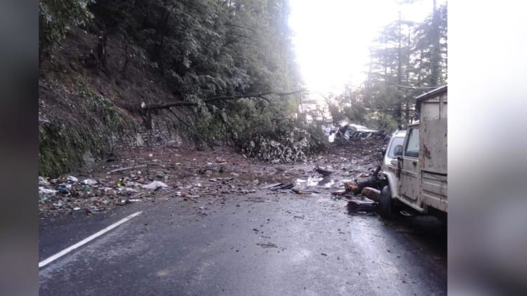 Landslides In Himland And Talland At Shimla Of Himachal Pradesh - Amar Ujala Hindi News Live ...