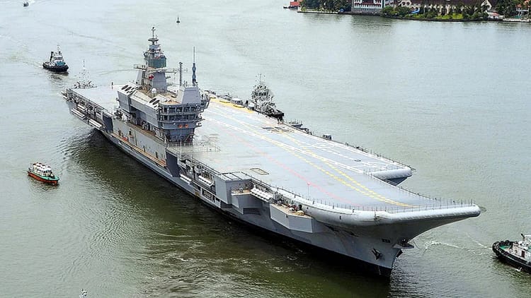 Pm Modi Commissioned Ins Vikrant, India's First Home-built Aircraft ...