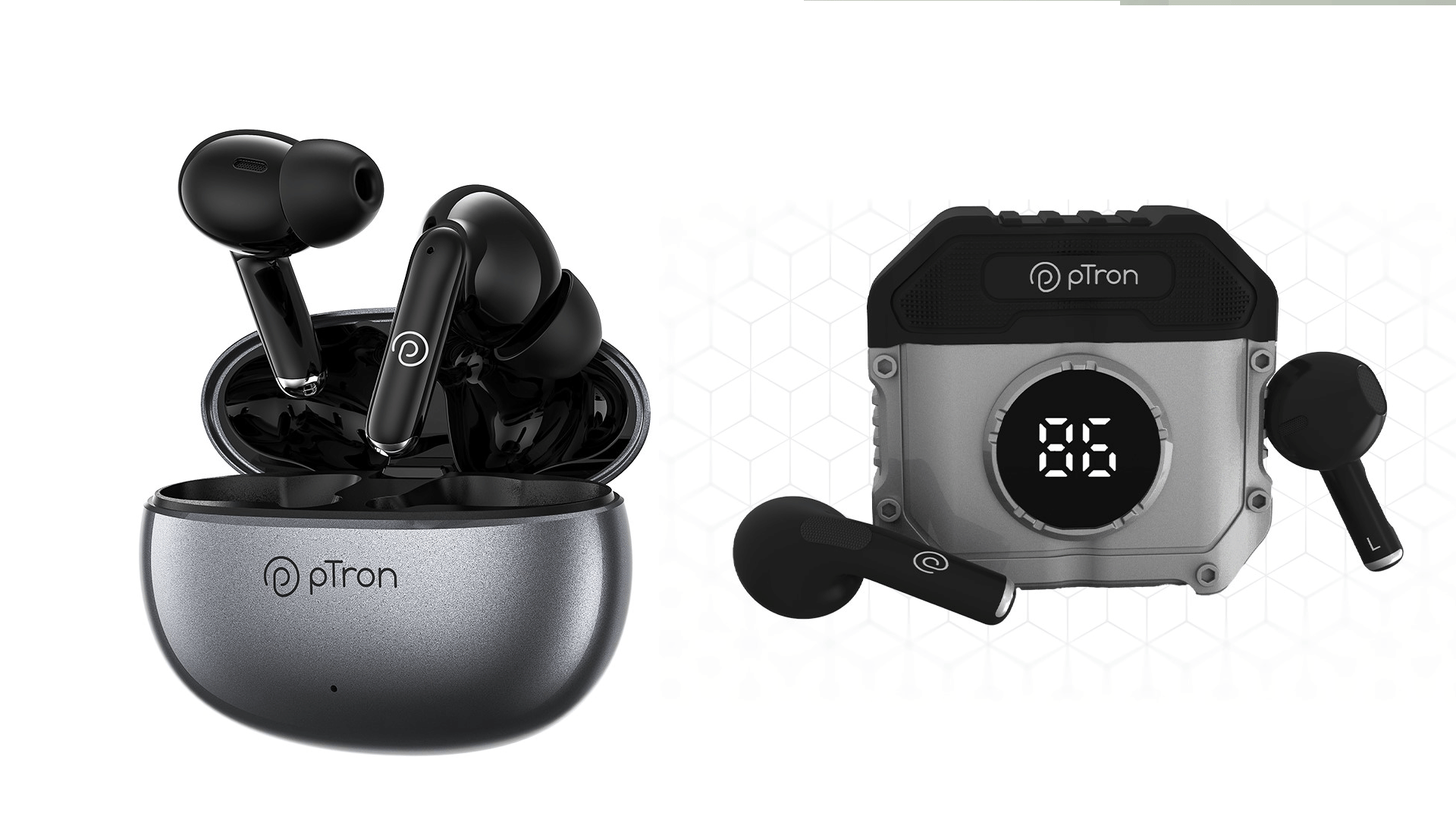 Ptron Bassbuds Revv और Bassbuds Eon की कीमत और स्पेसिफिकेशन - Ptron ...