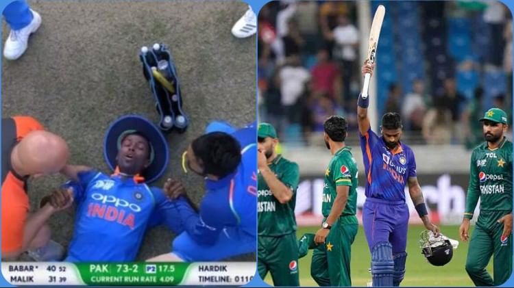 Ind Vs Pak T20 Aisa Cup 2022 Hardik Pandya Injury In Asia Cup 2018 Taken Off From Dubai Stadium ...