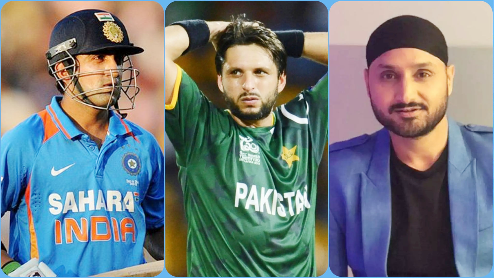 Shahid Afridi Says No One In Indian Team Likes Gautam Gambhir, Harbhajan Reaction Makes Indian ...