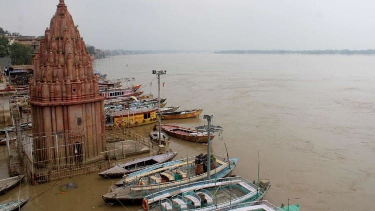 Ganga Water Level In Kashi With The Increase In Water The Heartbeat Of ...