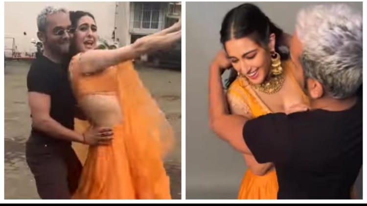 Sara Ali Khan Shares A Funny Dance Video With Her Hair Stylist On Tinku Jiya Song ...