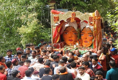 Nanda Devi Mahotsav 2022: Devotees Huge Crowd In Maa Nanda Sunanda Doli ...