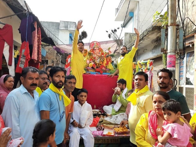 गणपति बप्पा मोरया के जयकारों से गूंजा नूरपुर शहर - The City Of Nurpur ...