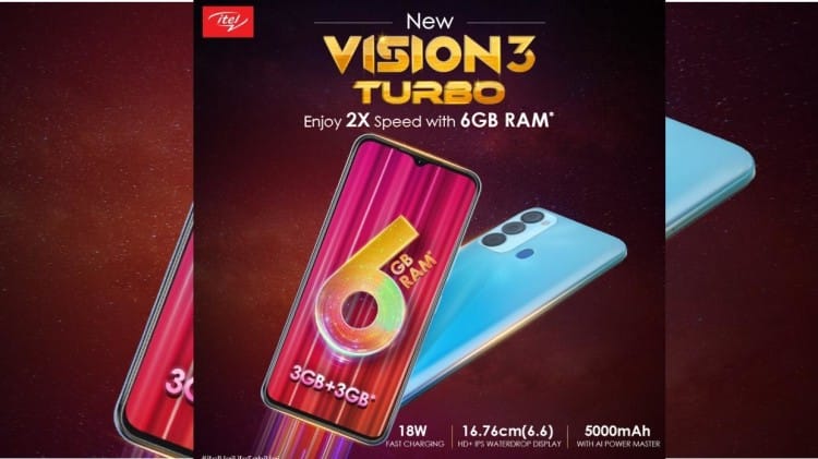 Itel Vision 3 Turbo:कम कीमत में फास्ट चार्जिंग और 6gb रैम के साथ लॉन्च ...