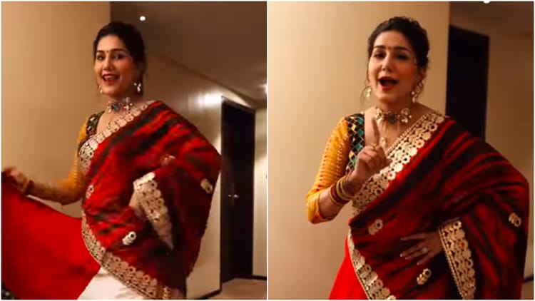 Haryanvi Dancer Sapna Chaudhary Dance In Ghaghra Choli On His New Song ...