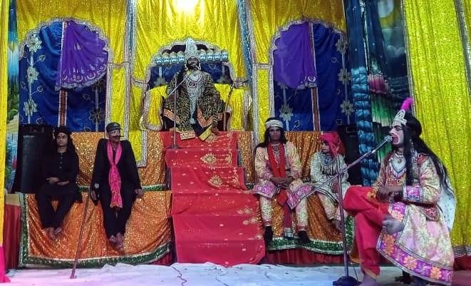 कुंभकरण का वध होते ही लगे जय श्रीराम के नारे - Slogans Of Jai Shri Ram ...