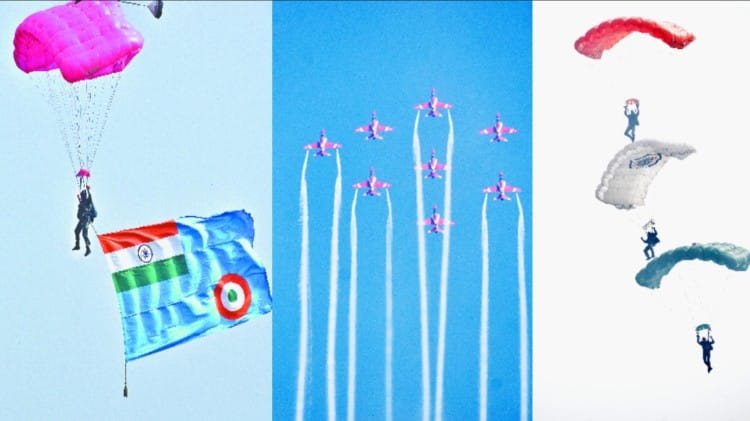 Air Show Organized At Trishul Airbase In Bareilly On 90th Anniversary ...