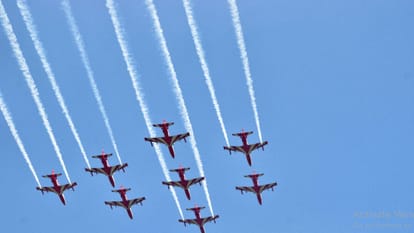 Air Show Organized At Trishul Airbase In Bareilly On 90th Anniversary ...