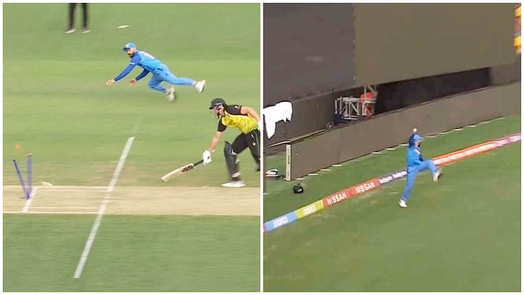 Virat Kohli Breaks The Internet With One Handed Catch And Direct Throw